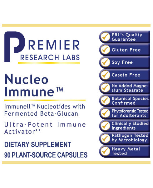 Nucleo Immune™ (90 caps) by Premier Research Labs – Biofield Expert