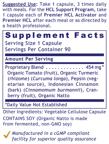 HCL Activator by Premier Research Labs – Biofield Expert