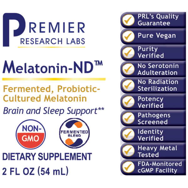Melatonin-ND™ (2 fl oz) by Premier Research Labs – Biofield Expert