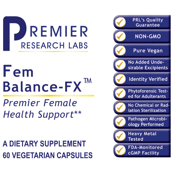 Fem Balance-FX (60 caps) by Premier Research Labs – Biofield Expert